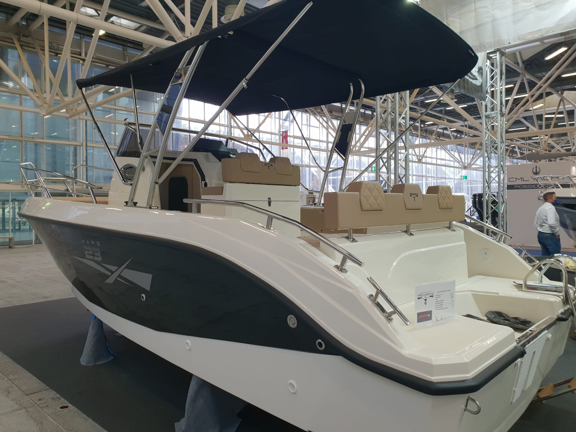 New open boat with cabin Trimarchi Pollini Nautica Garda LAke